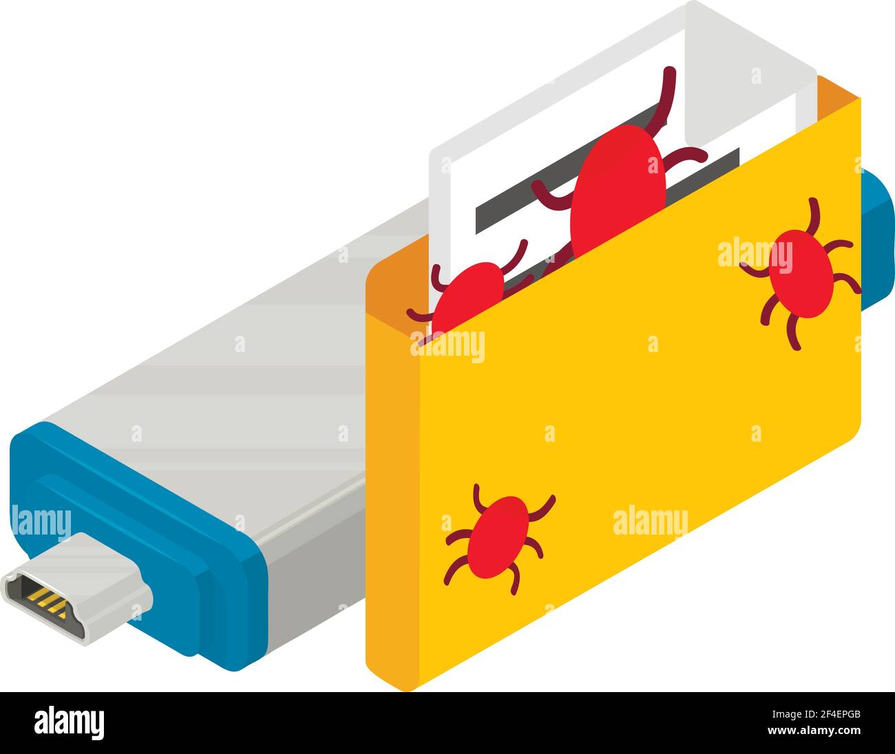 Virus attack icon. Isometric illustration of virus attack vector icon ...