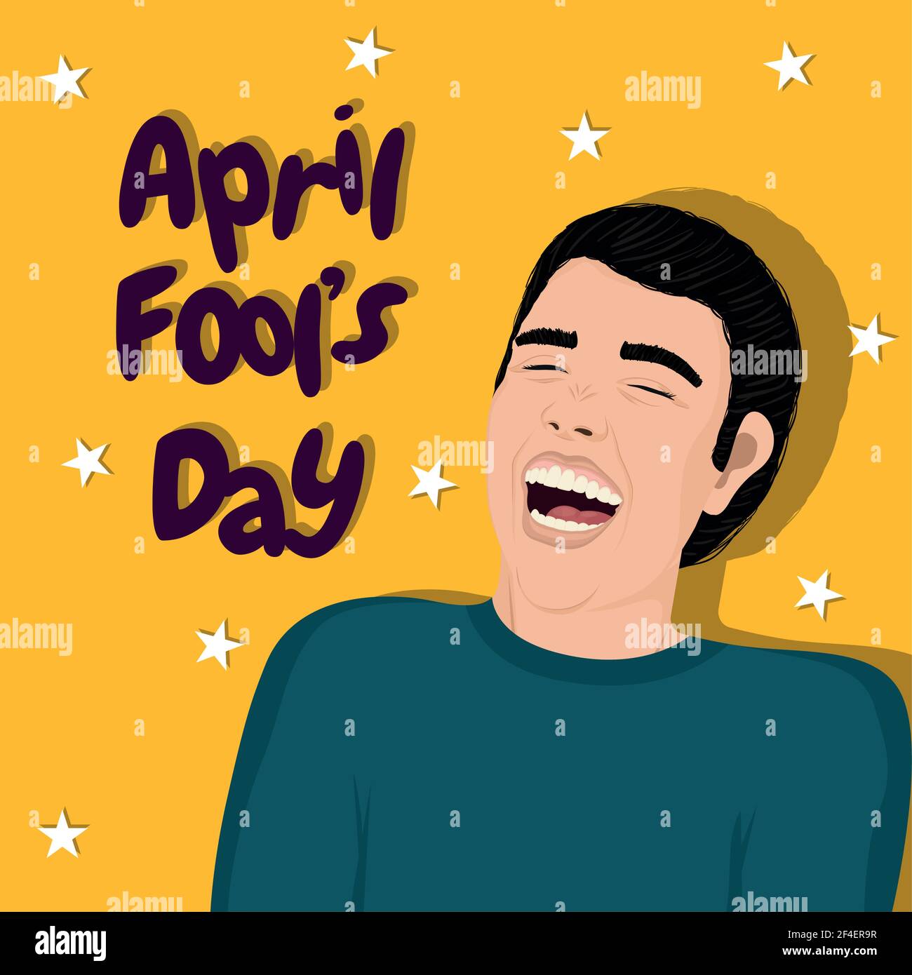 Laughing fool Stock Vector Images - Alamy
