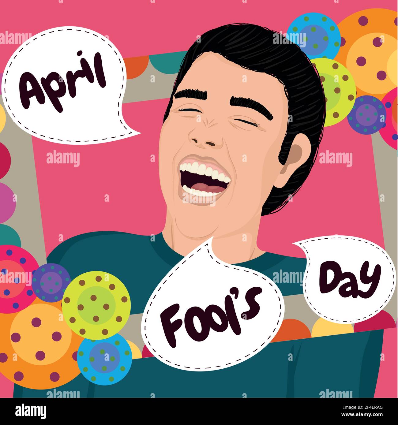 Laughing fool Stock Vector Images - Alamy