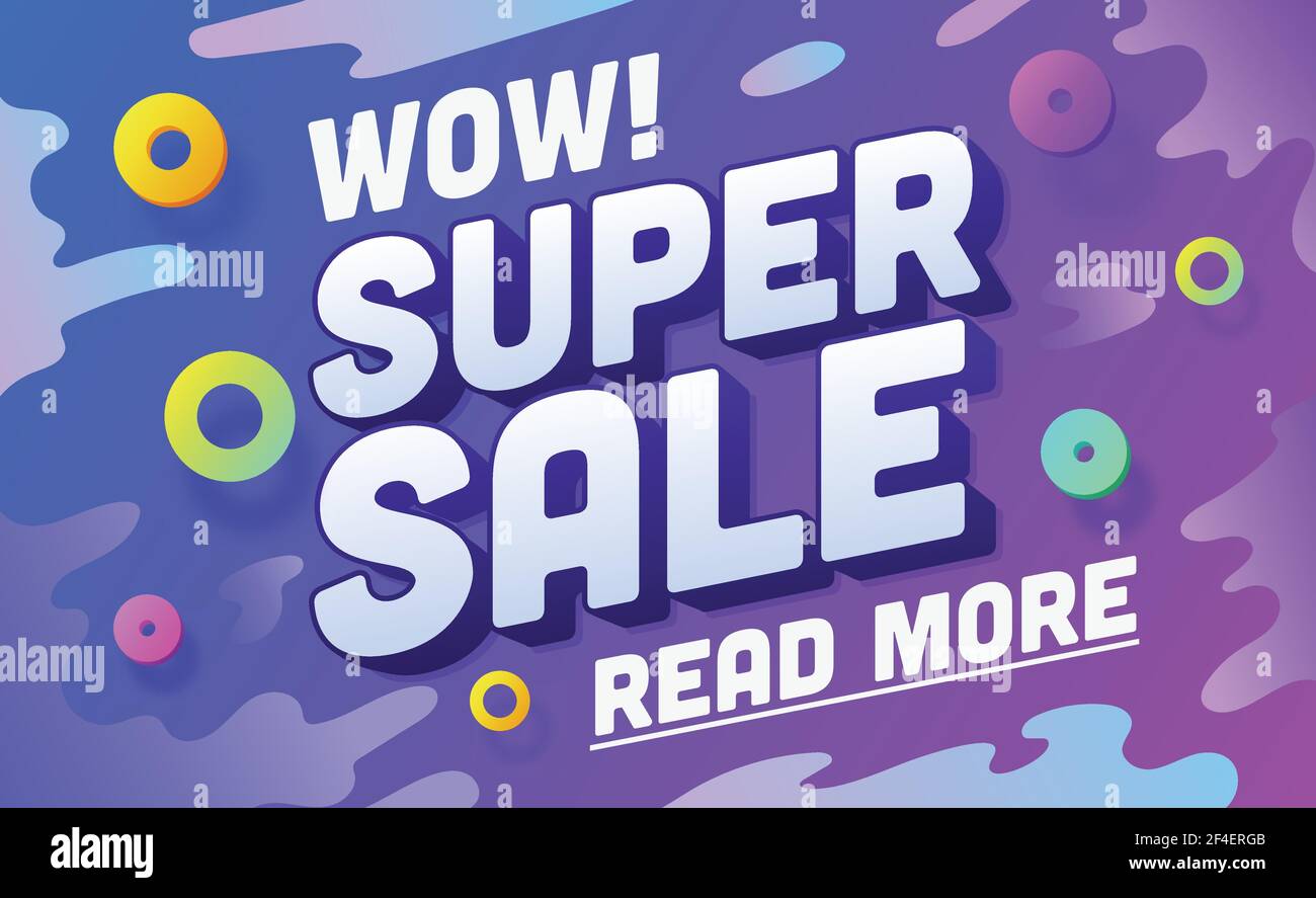 Shopping banner template. Sale and discounts. Vector illustration ...