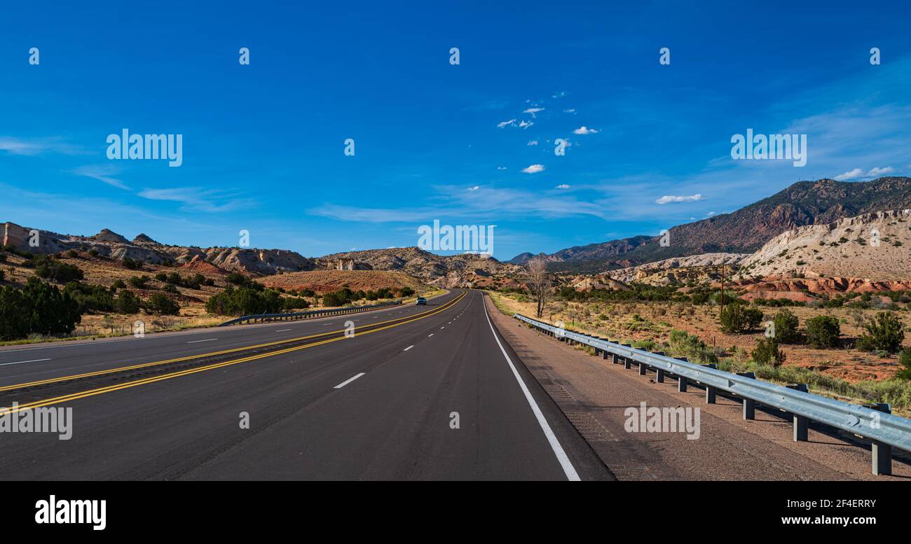 Empty highway asphalt road and beautiful sky landscape Stock Photo - Alamy