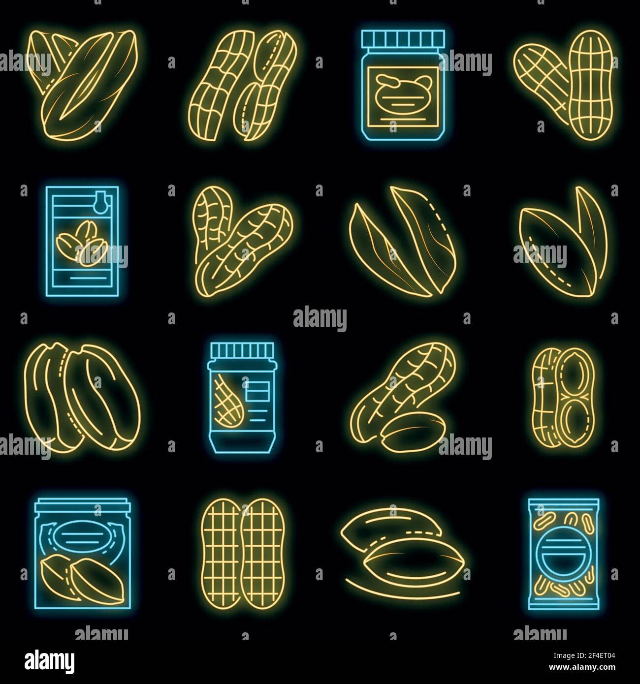 Salted peanuts line black hi-res stock photography and images - Alamy