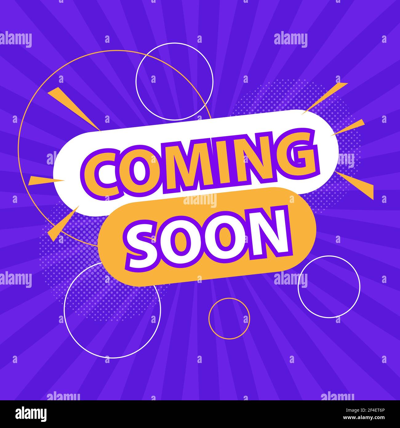 Coming soon pink Stock Vector Images - Alamy