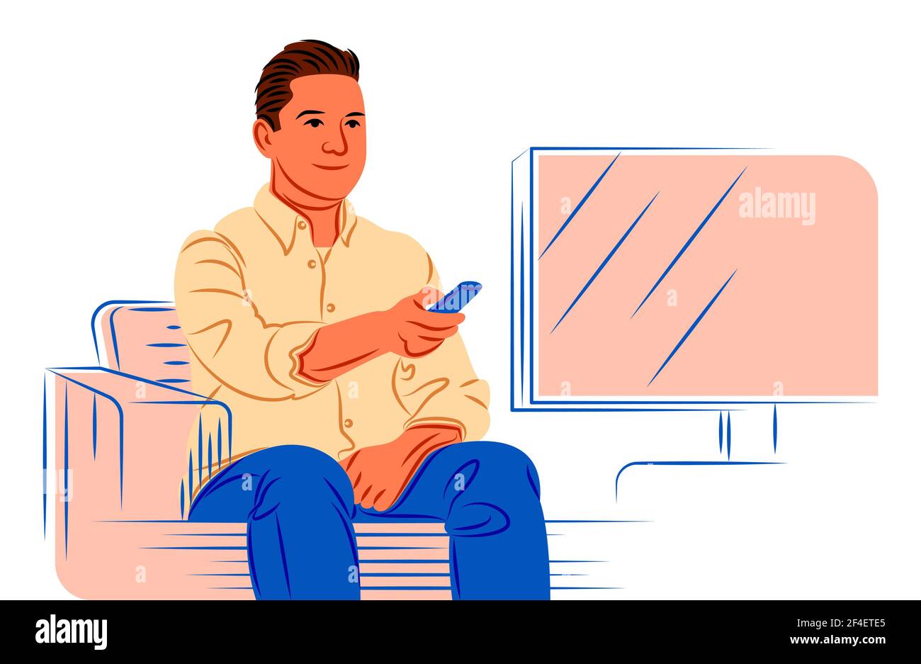 Sharp television Stock Vector Images - Alamy