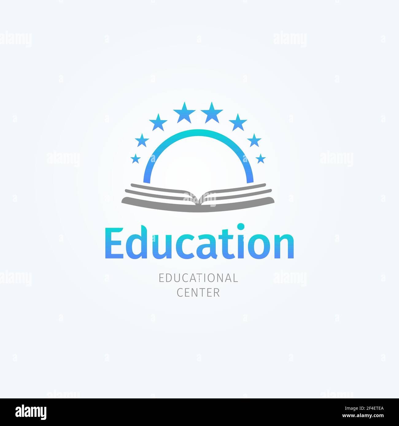 Open book illustration logo hi-res stock photography and images - Alamy