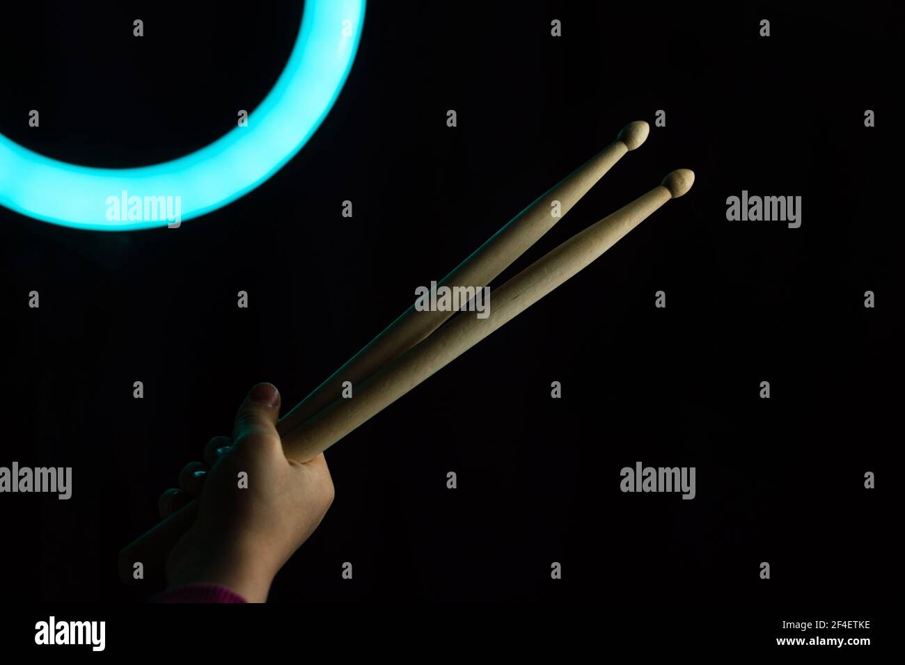 Blue rhythm sticks hi-res stock photography and images - Alamy
