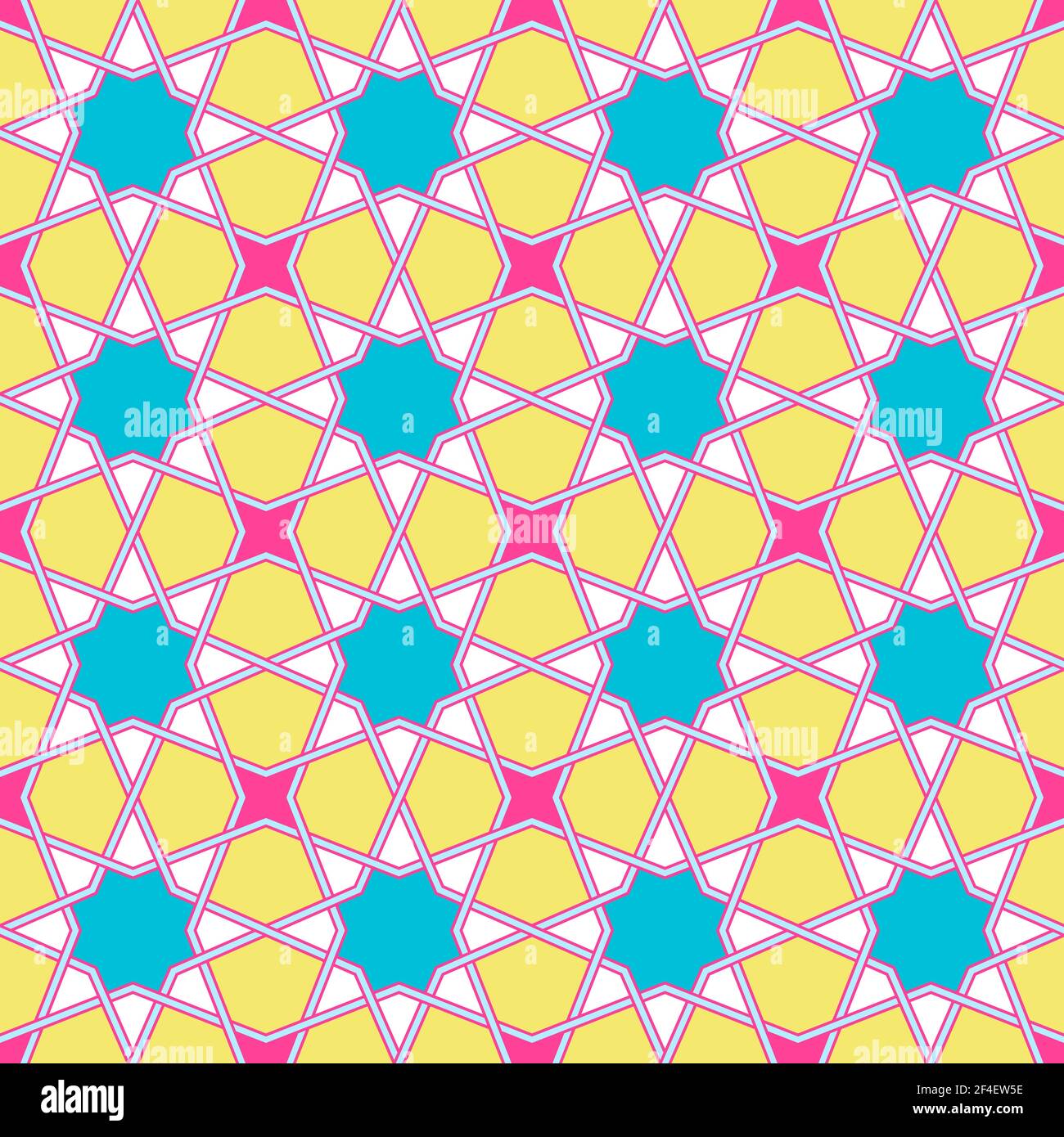 Modern Tangled Lattice Pattern inspired by traditional arabic geometry ...