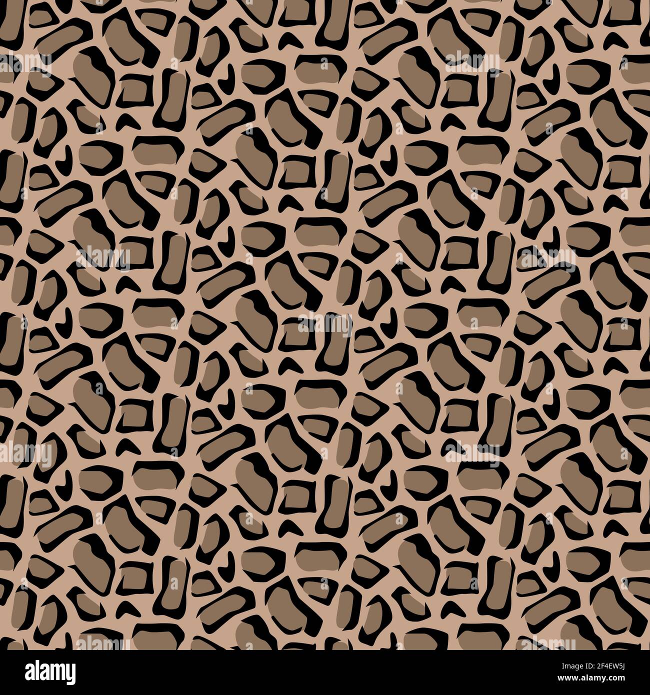 Vector seamless pattern of clouded leopard skin. Background design ...