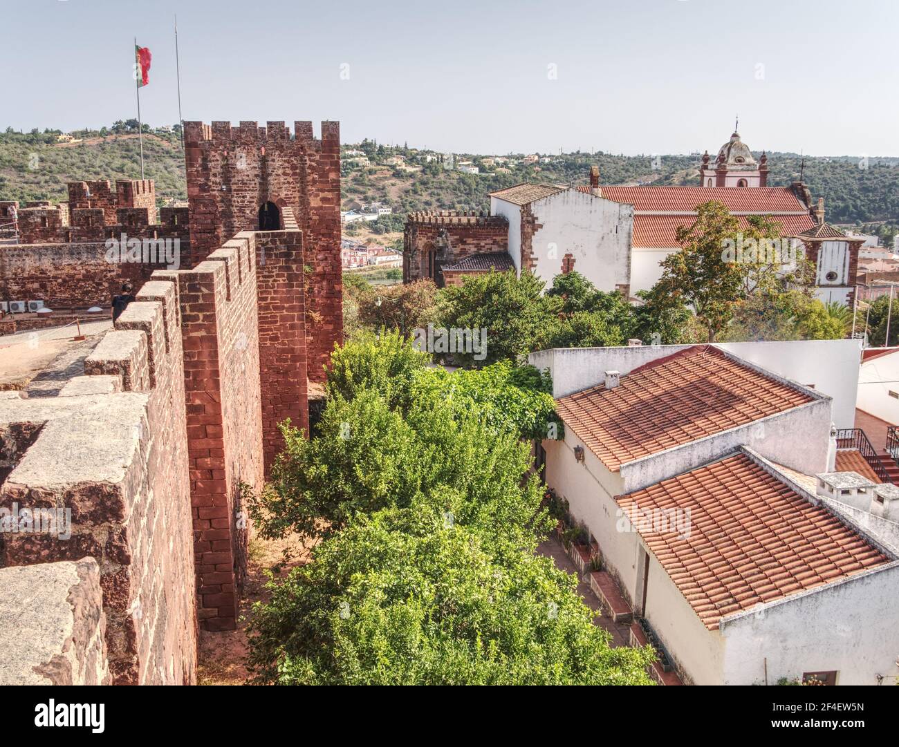 Silves, castle of Silves, Portugal, Algarve, Faro Stock Photo - Alamy