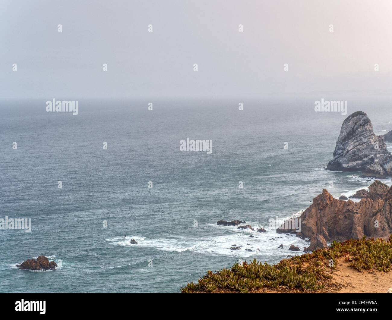 Cape Roca, Portugal, Cabo da Roca, Atlantic Ocean, westernmost point ...