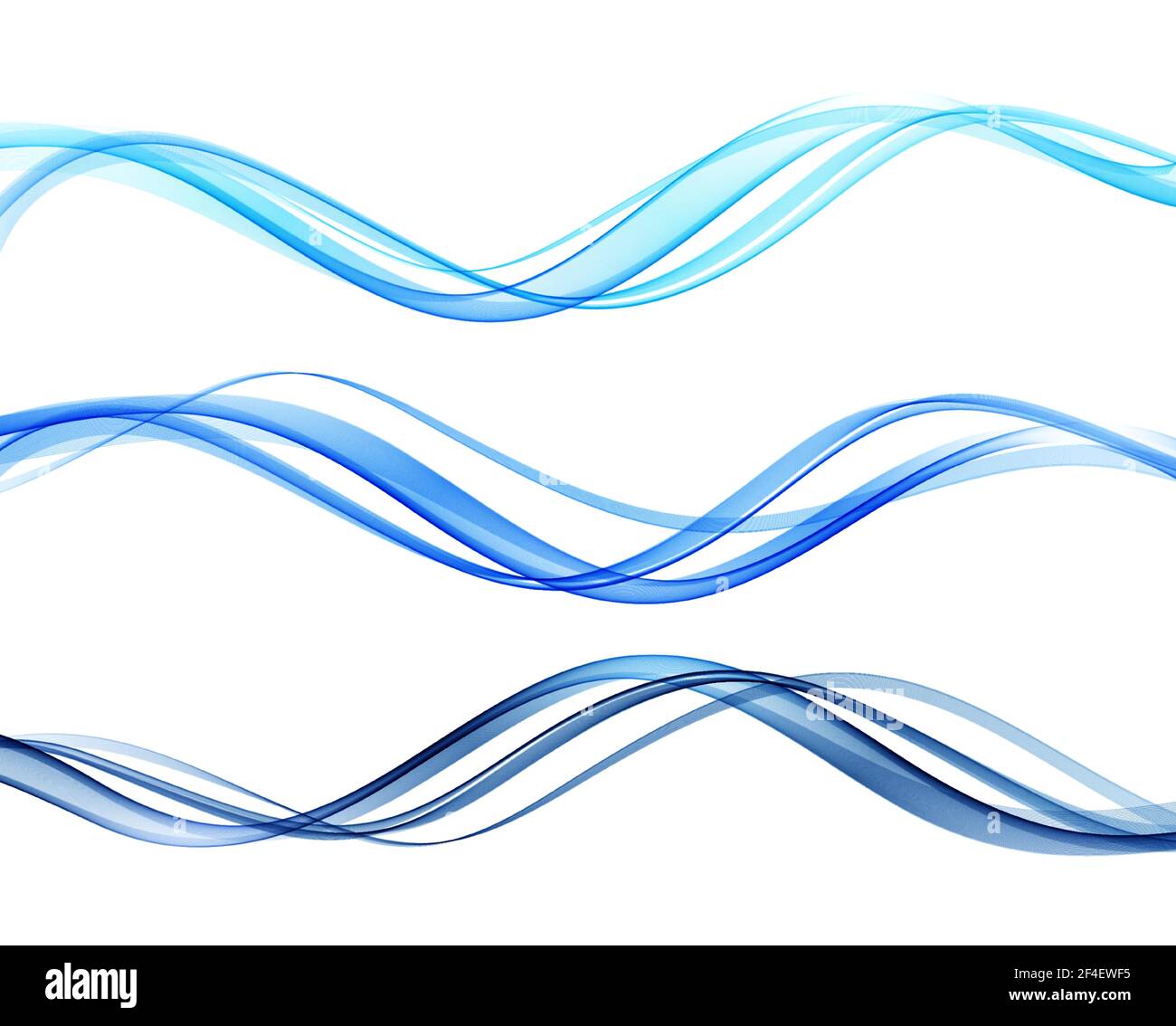 Vector blue color abstract wave design element Stock Vector Image & Art ...