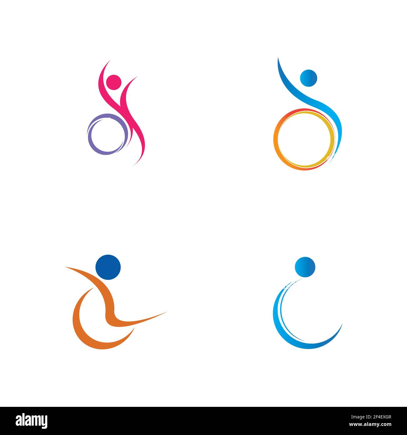 disability logo vector illustration design template - vector Stock ...