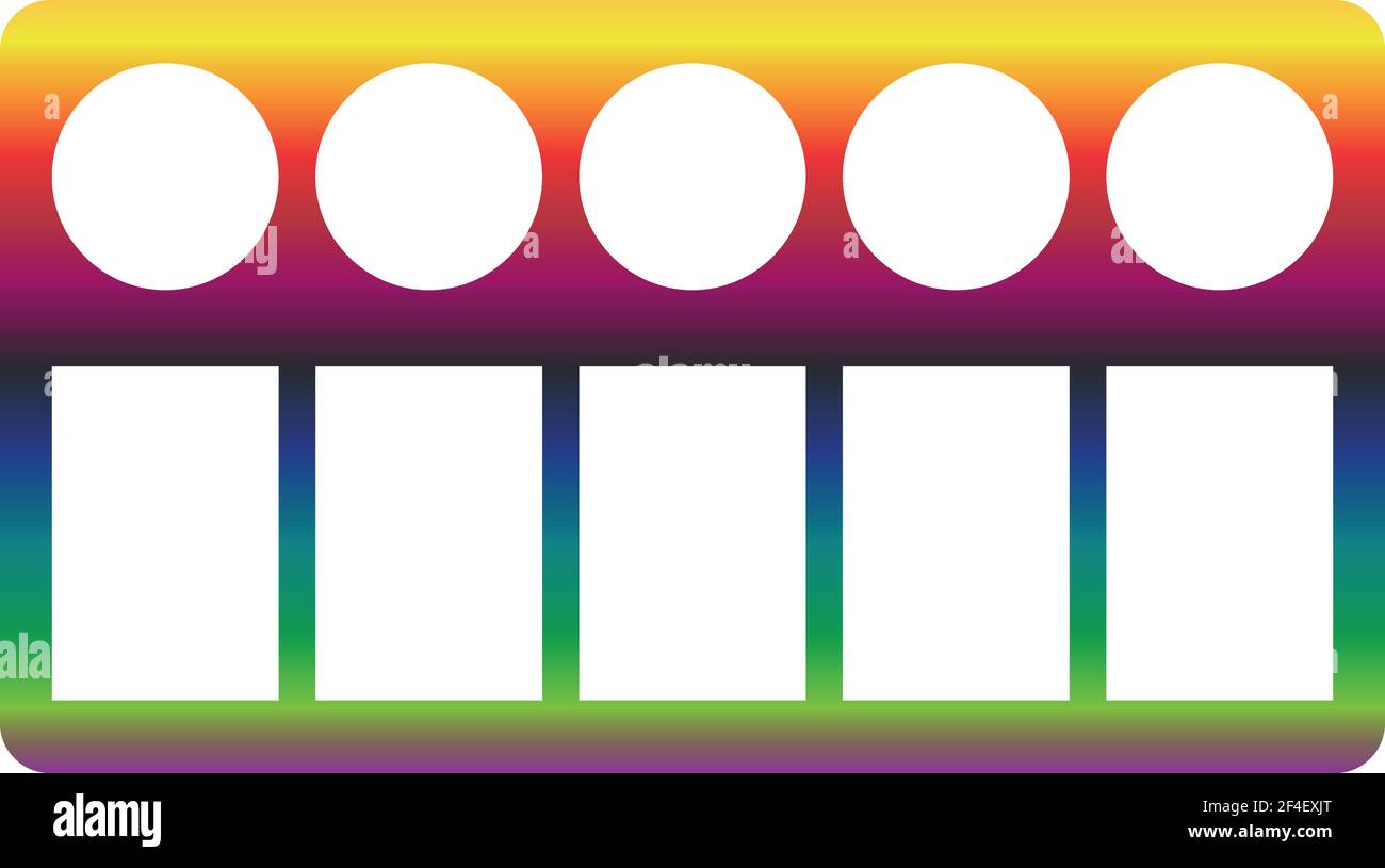 Color palette vector vectors hi-res stock photography and images - Alamy