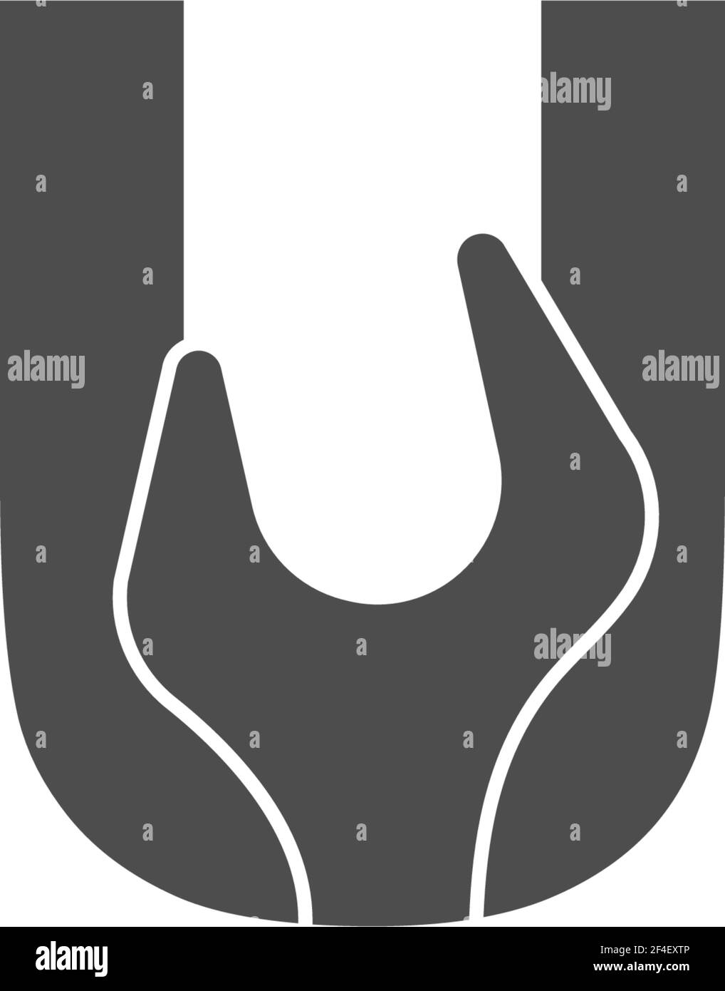 Letter U logo icon with wrench design vector illustration Stock Vector ...