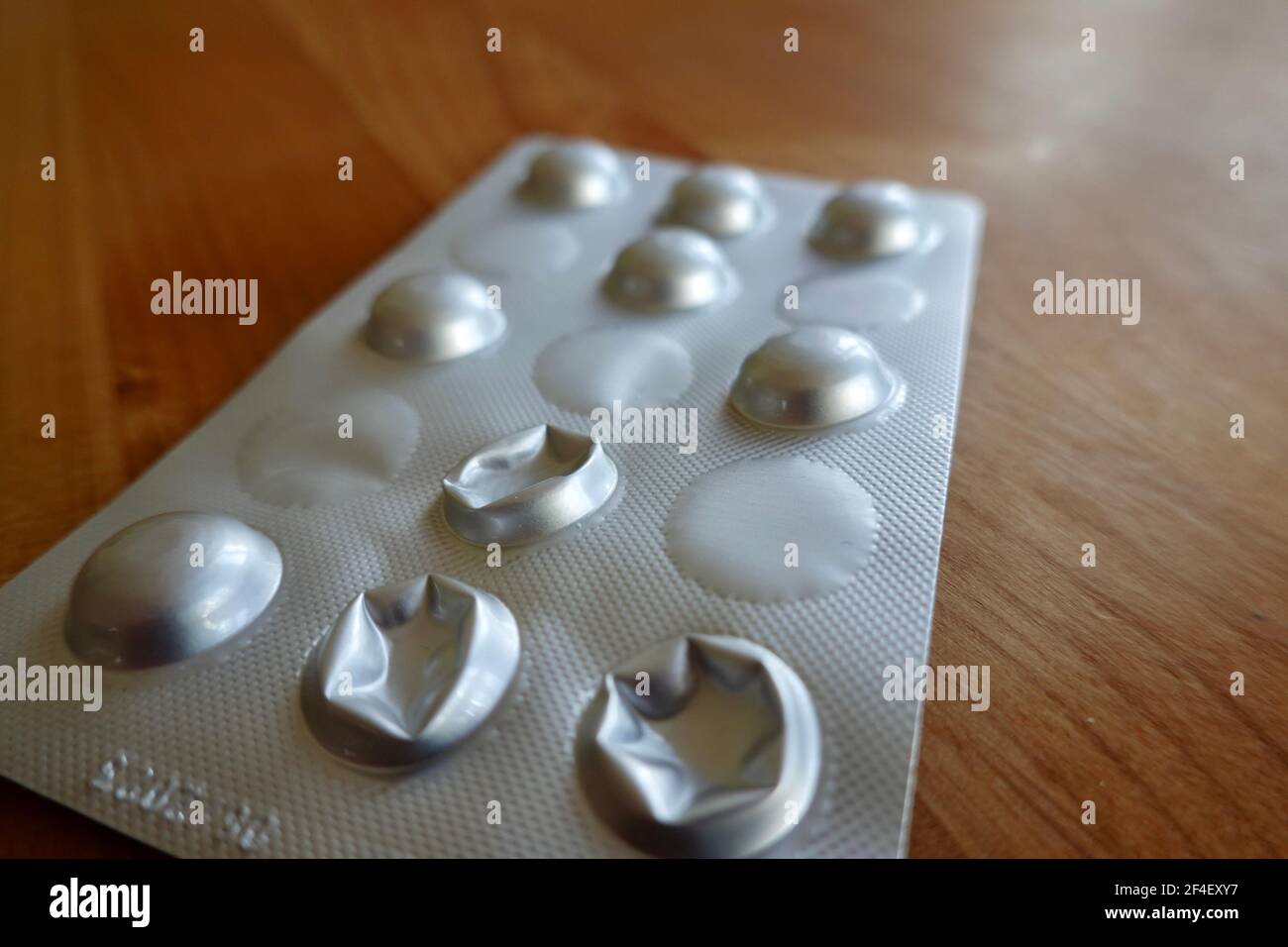 Berlin, Germany. 20th Feb, 2021. A blister that is not completely ...