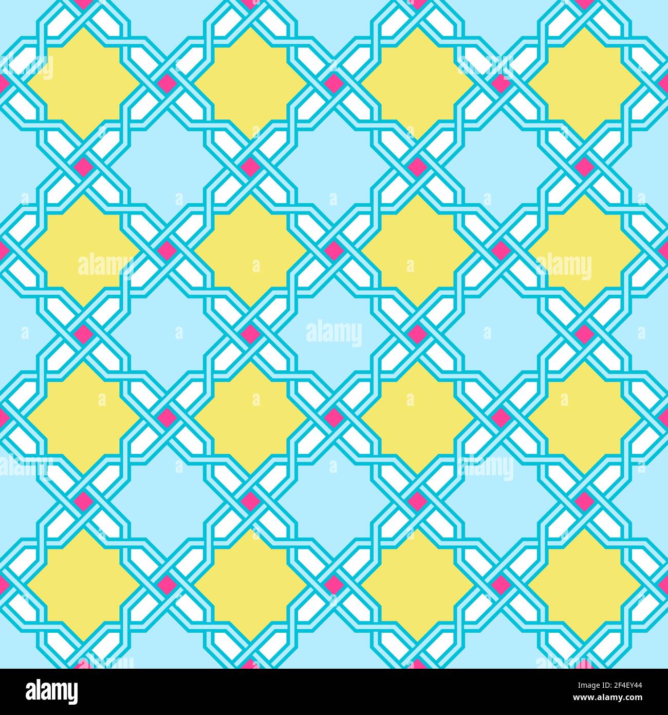 Modern Tangled Lattice Pattern inspired by traditional arabic geometry ...