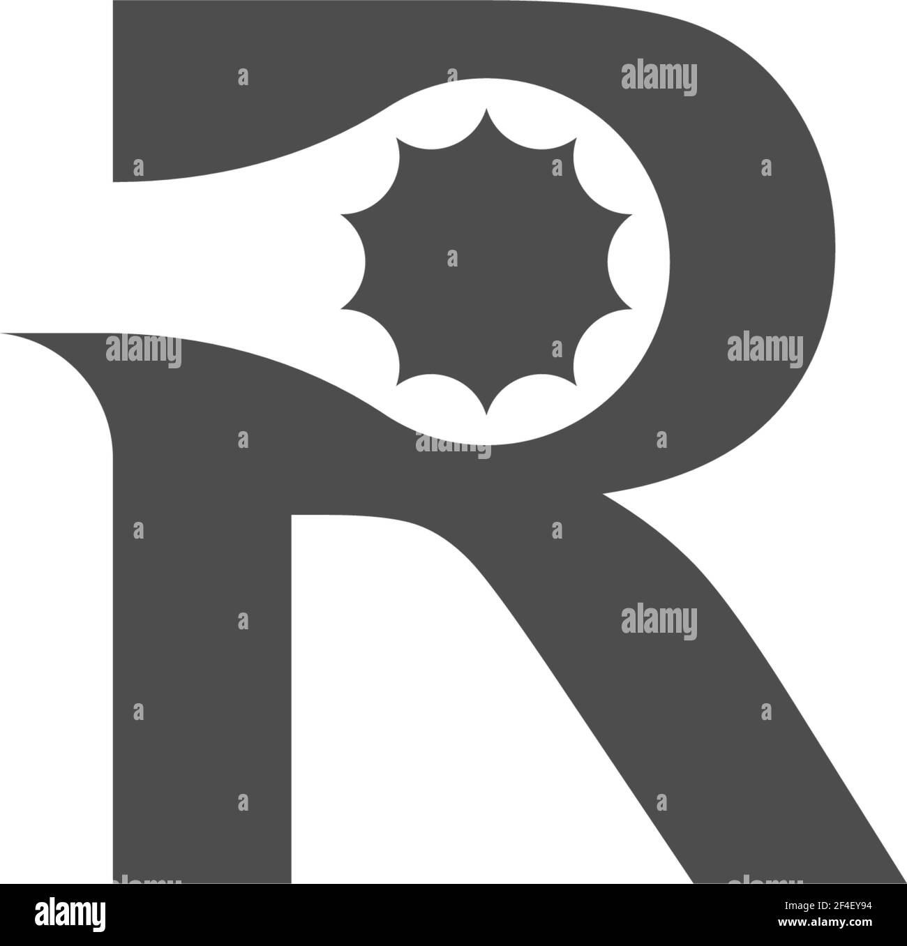 Letter R logo icon with wrench design vector illustration Stock Vector ...
