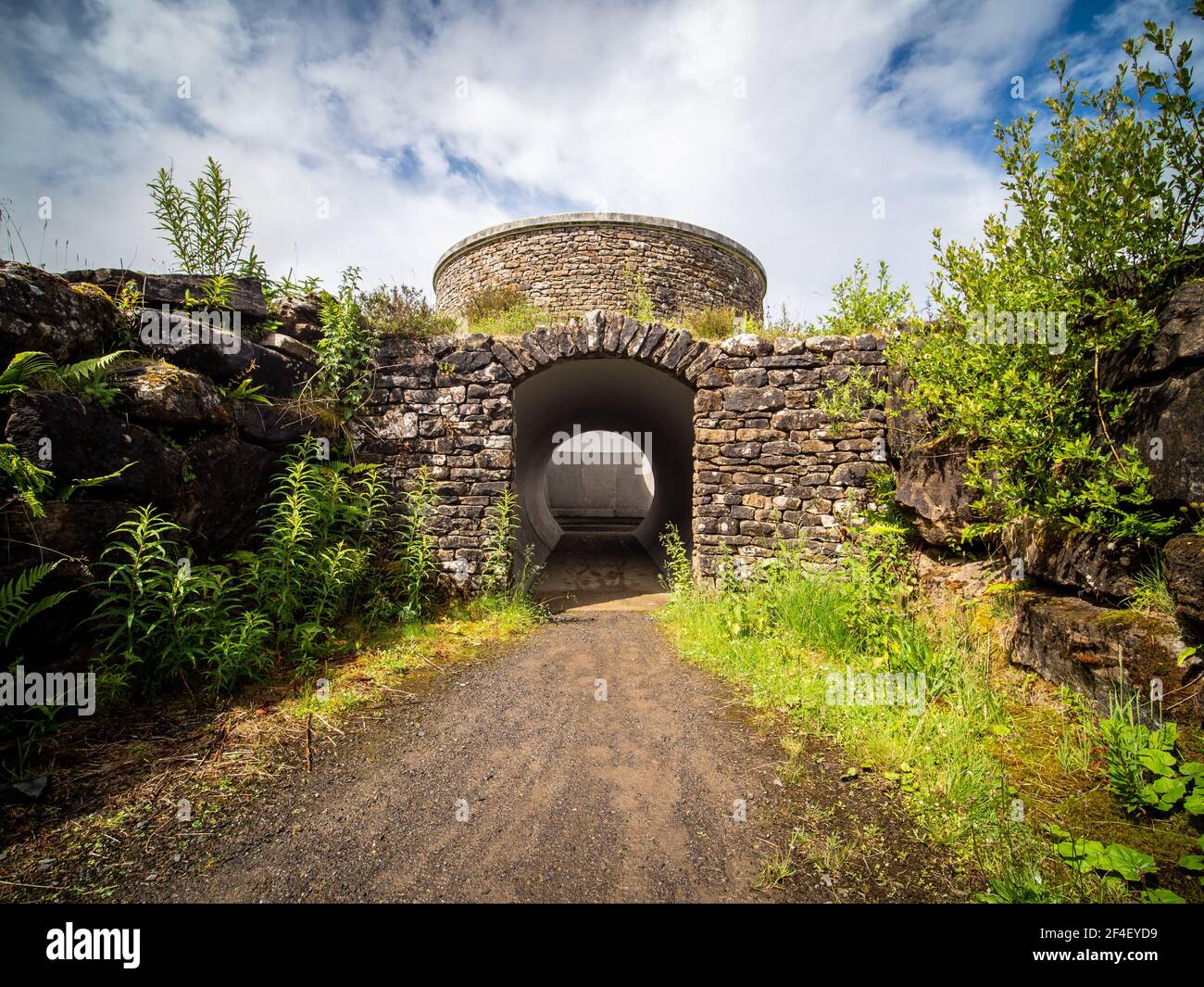 Skyspace, Kielder forest, Northumberland, UK Stock Photo - Alamy