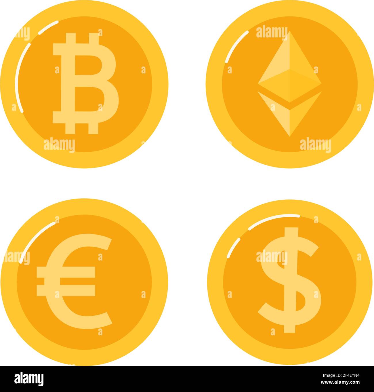 Ethereum coin american money on Stock Vector Images - Alamy