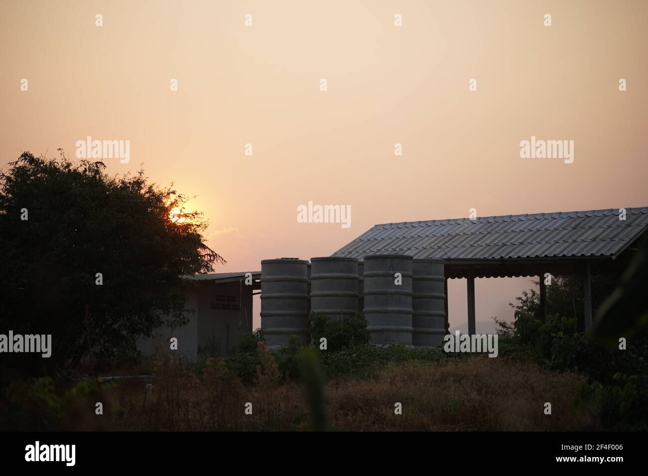 reinforced concrete rings use as water storage tank reservoir ...
