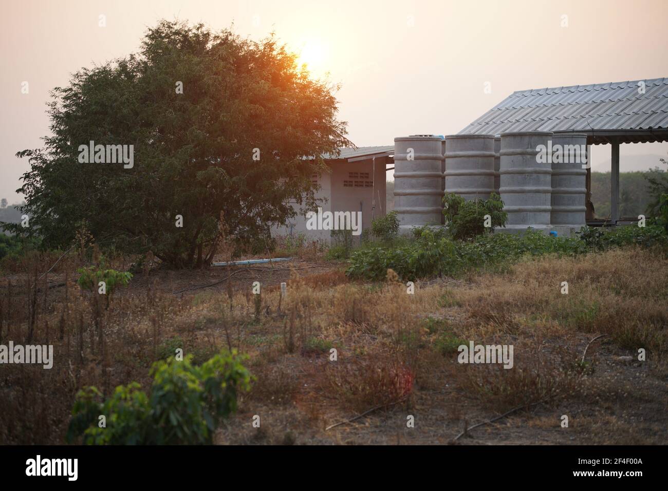 reinforced concrete rings use as water storage tank reservoir ...
