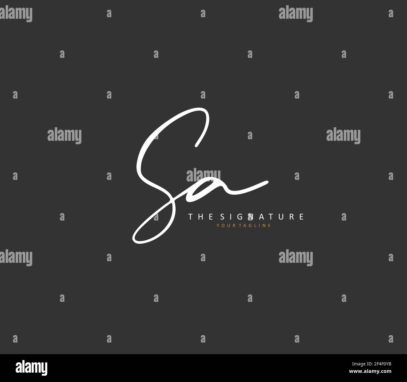 Sa initial Stock Vector Images - Alamy