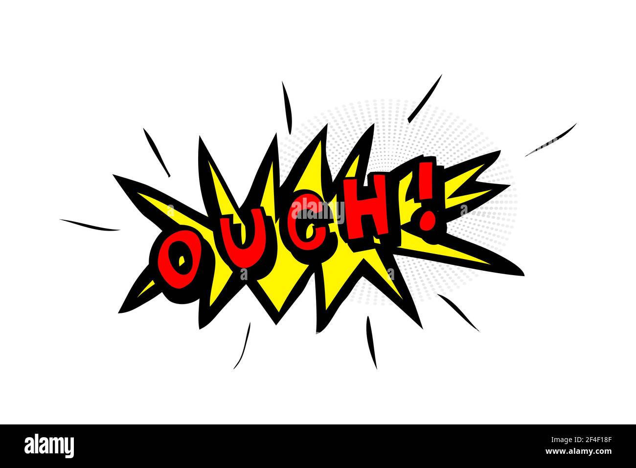 Ouch vector vectors hi-res stock photography and images - Alamy