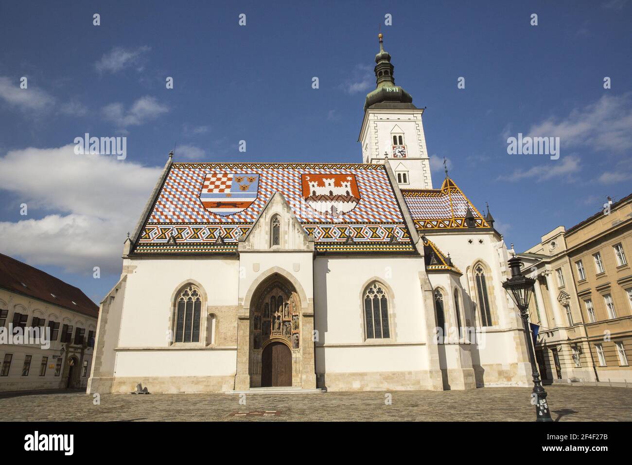 St. Marco church in Croatian capital Zagreb Stock Photo - Alamy