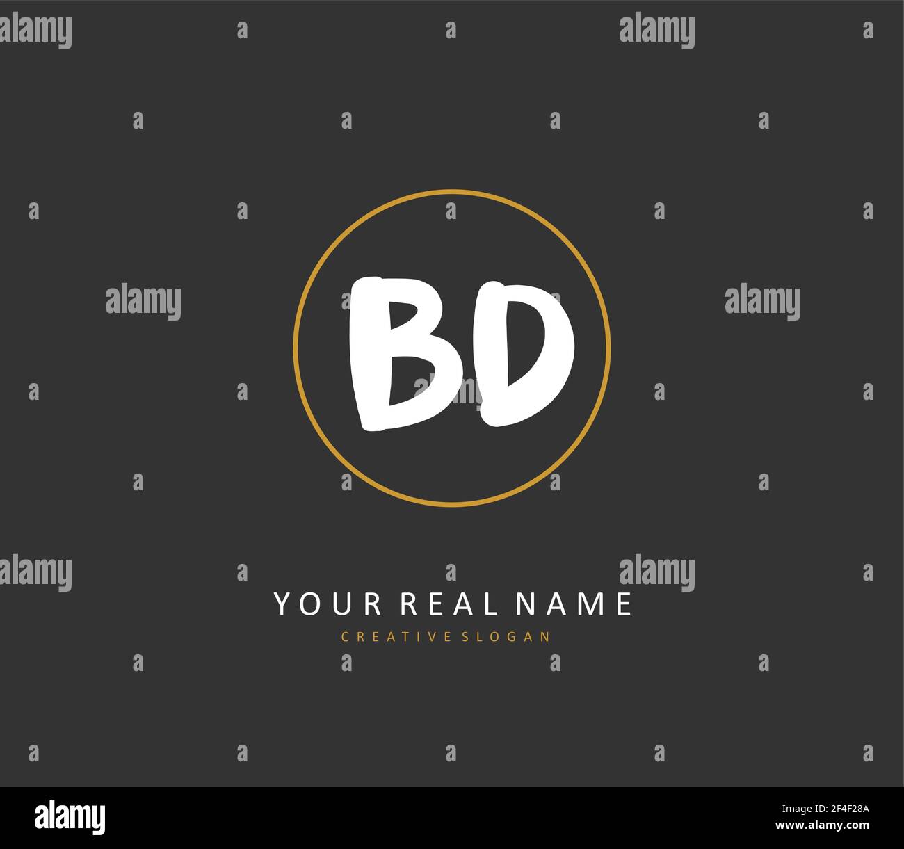 Logo initial bd hi-res stock photography and images - Alamy