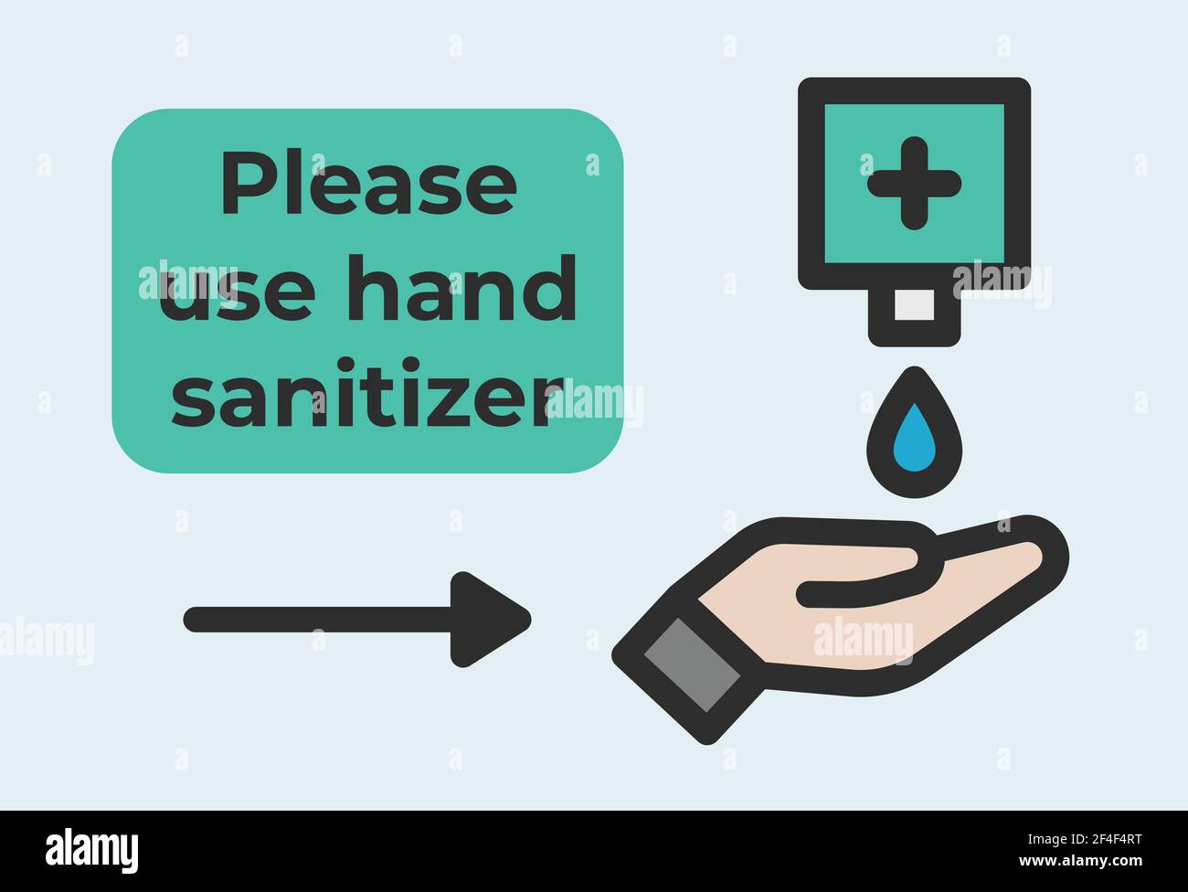 Please use hand sanitizer sign icon vector Stock Vector Image & Art - Alamy