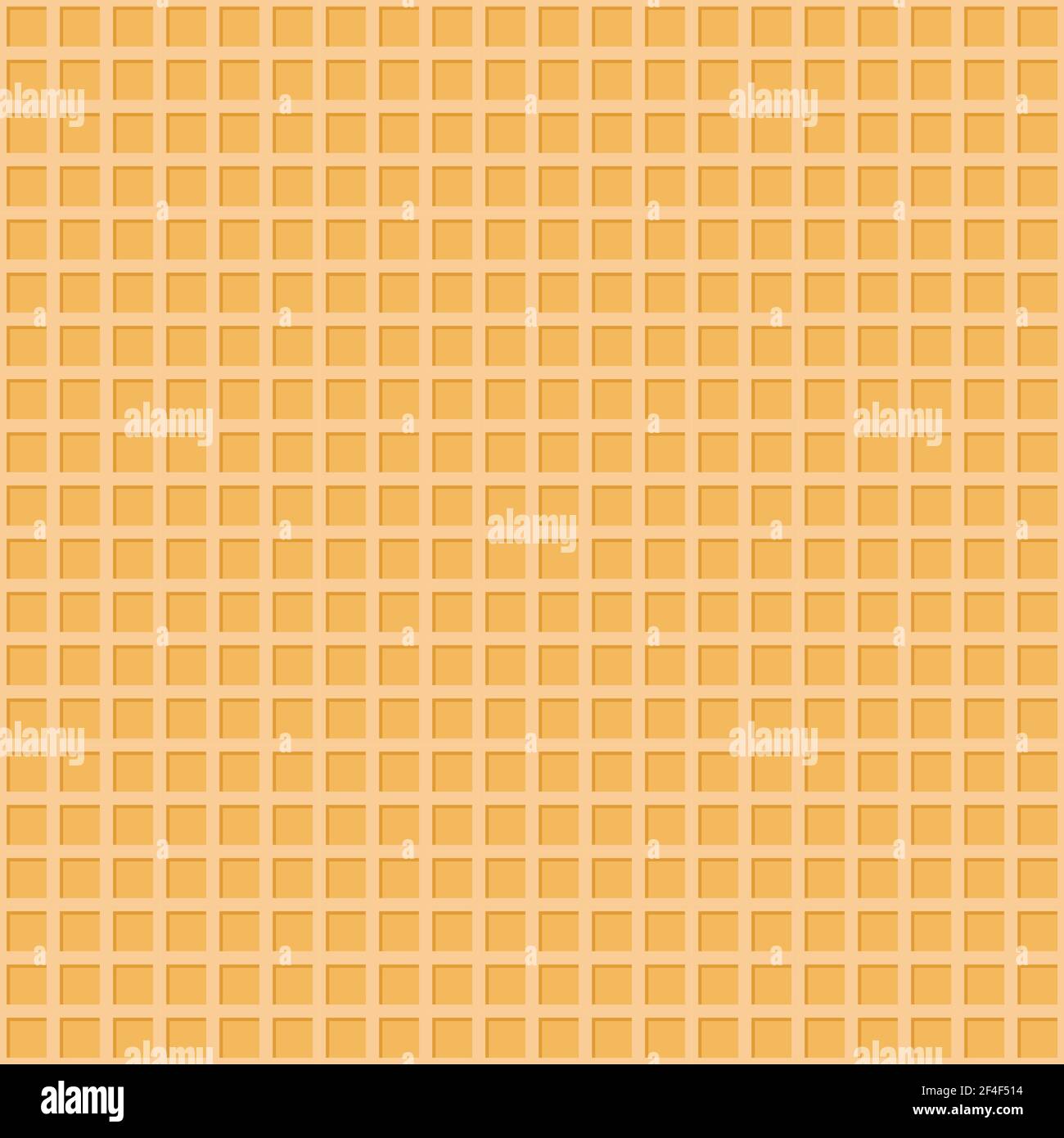 Wafer Seamless Pattern Texture Background Vector Illustration Stock