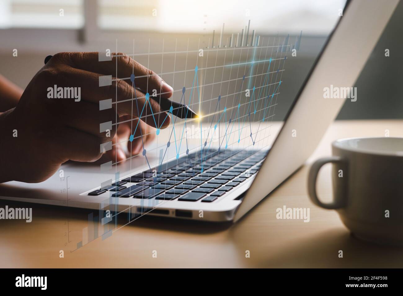 IT working on computer Business processes Document Management System ...