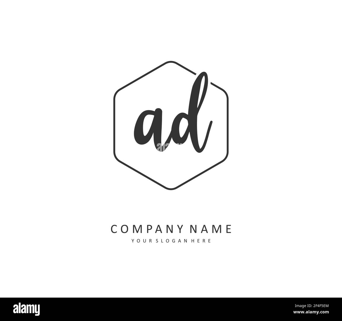 Letter ad logo Cut Out Stock Images & Pictures - Alamy