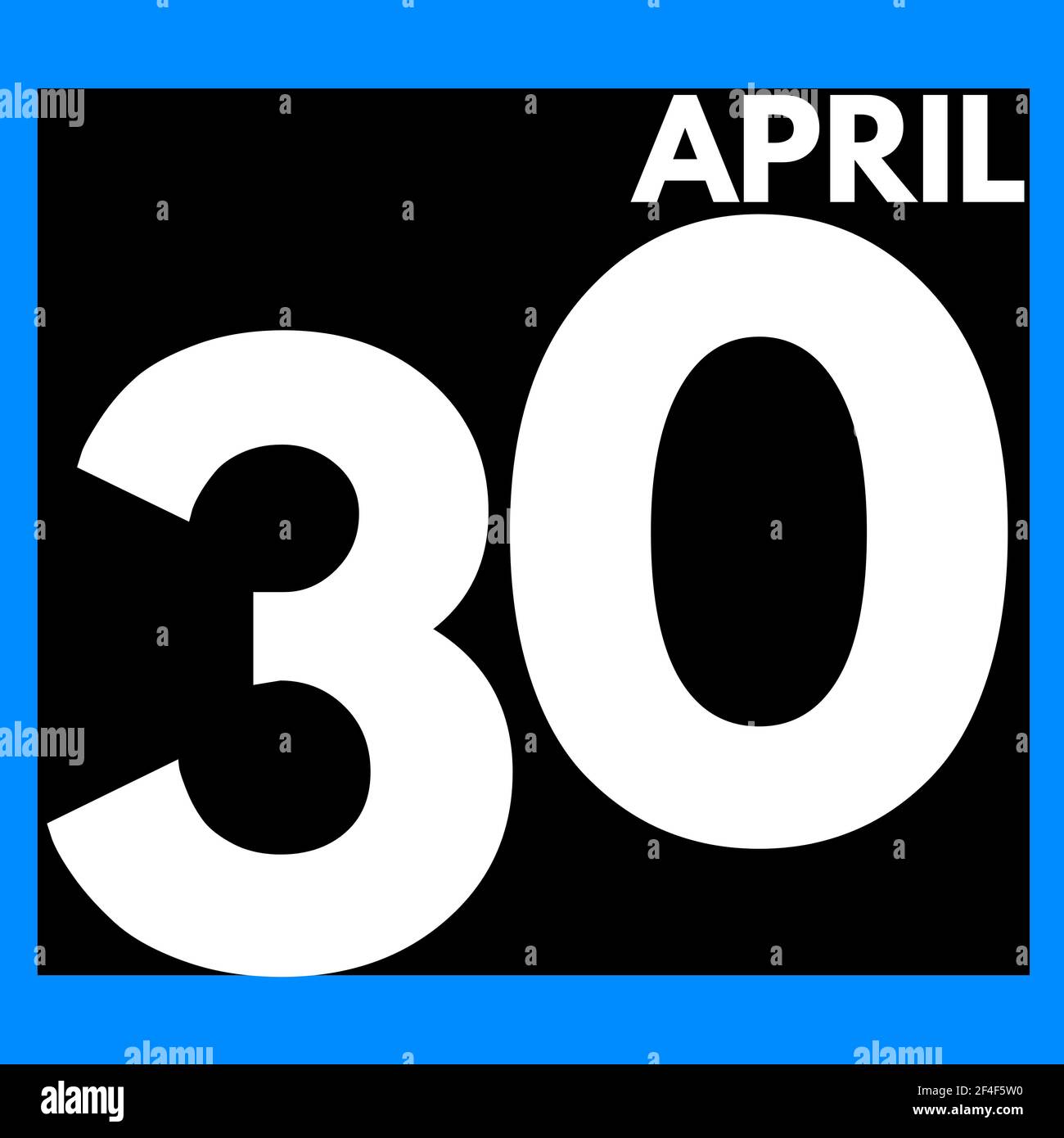 April 30 . Modern daily calendar icon .date ,day, month .calendar for ...