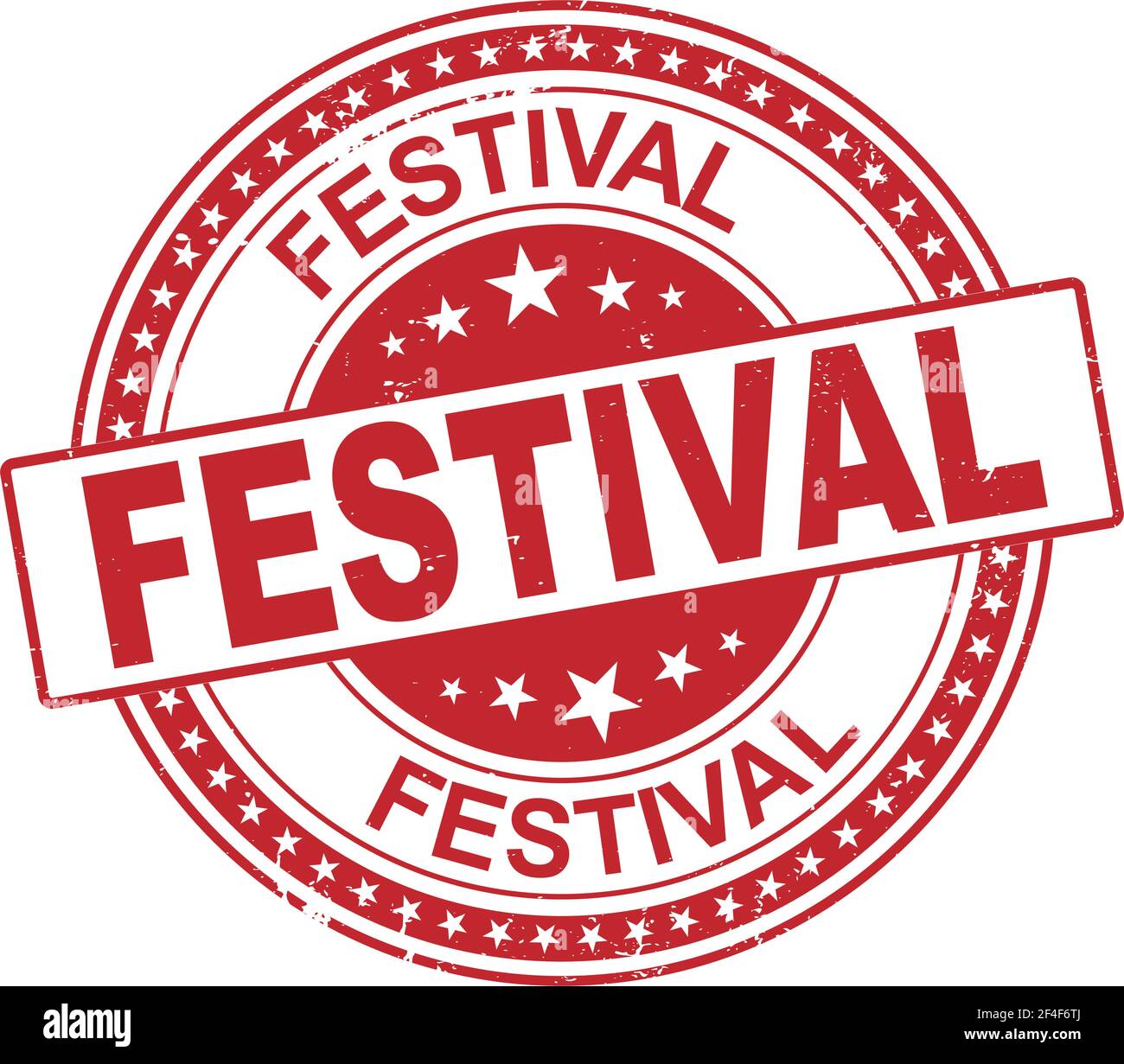 festival round isolated label sign. grungyfestival stamp Stock Vector ...