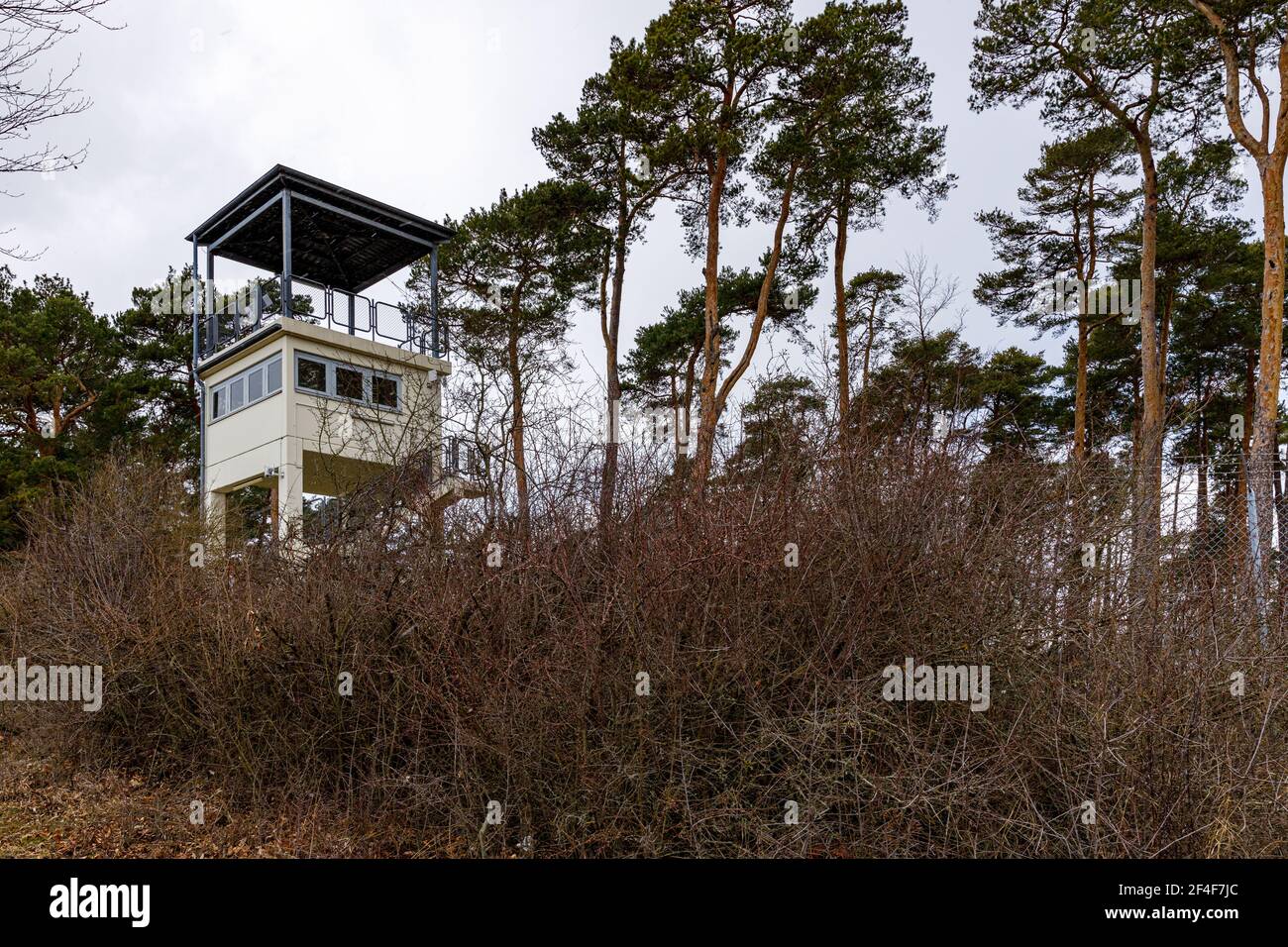The monument of the German Border Point Alpha Stock Photo - Alamy