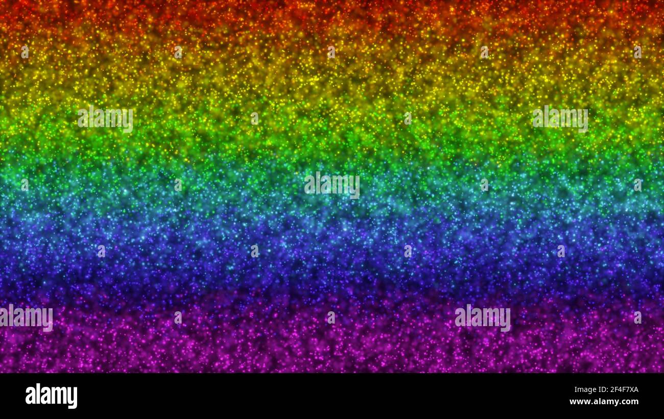 Rainbow particles fluids 3d minimal motion design 3d render Stock Photo ...
