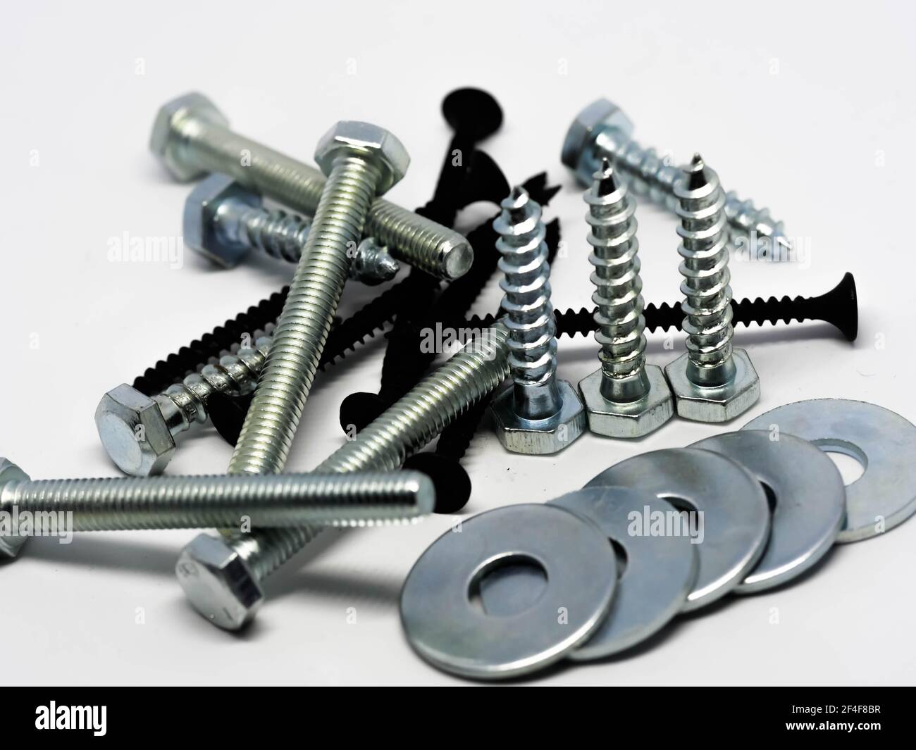 Screw and nuts. Industrial object Stock Photo - Alamy