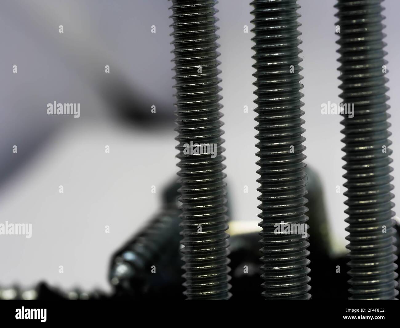 Screw and nuts. Industrial object Stock Photo - Alamy