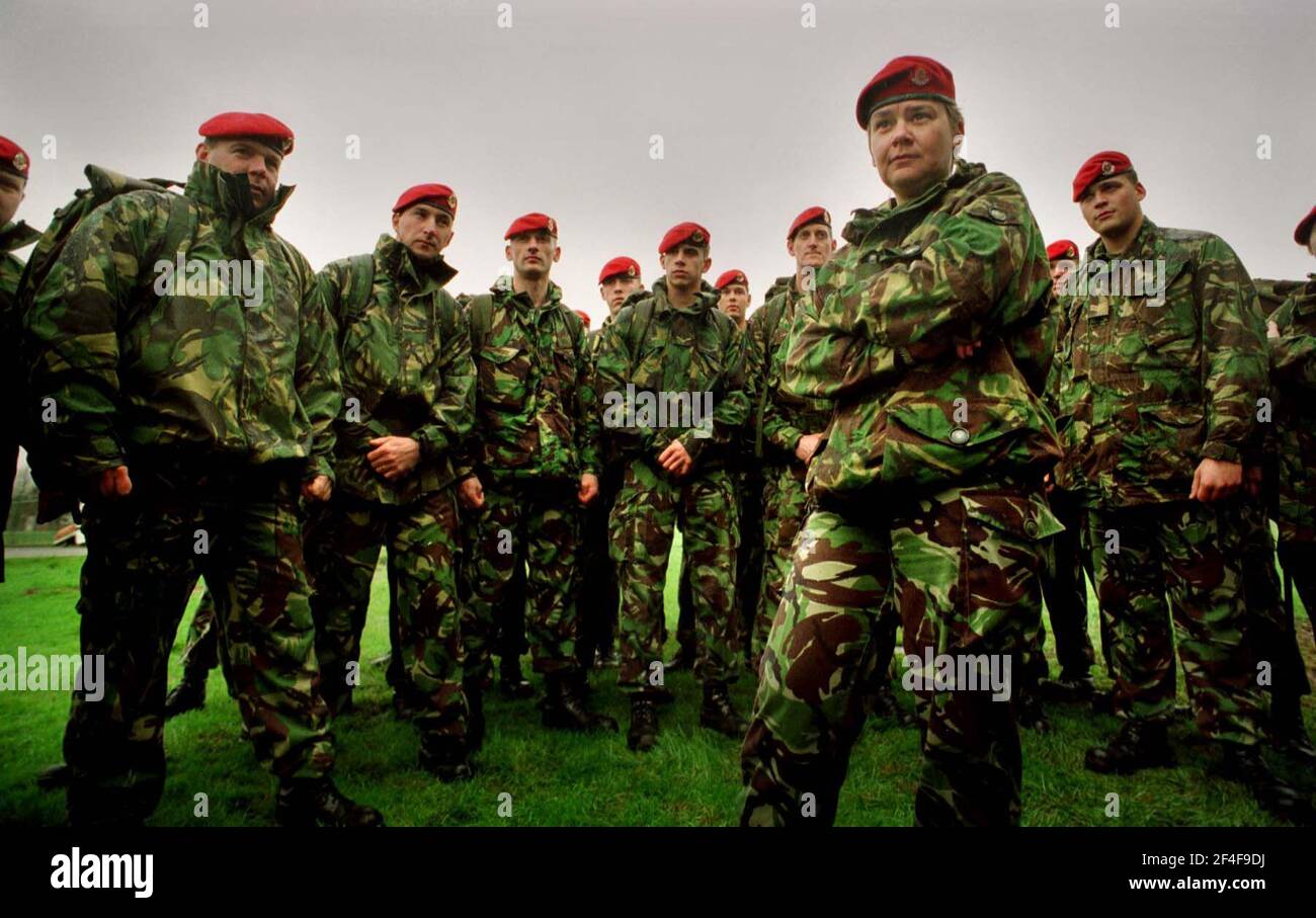 MAJOR BELINDA FORSYTH HEADS MEMBERS OF THE 3RD REG ROYAL MILITARY ...