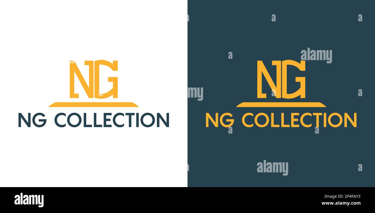 NG business logo icon design template elements. Vector color sign Stock ...