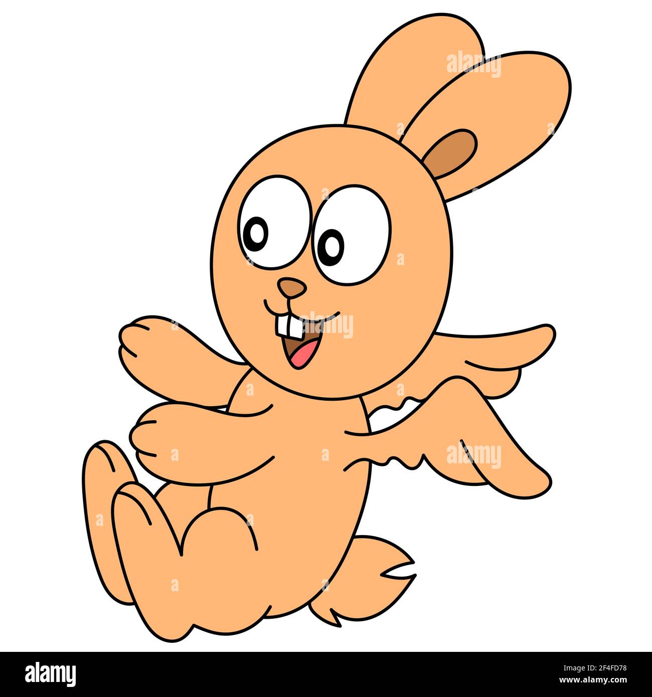 Winged rabbit hi-res stock photography and images - Alamy