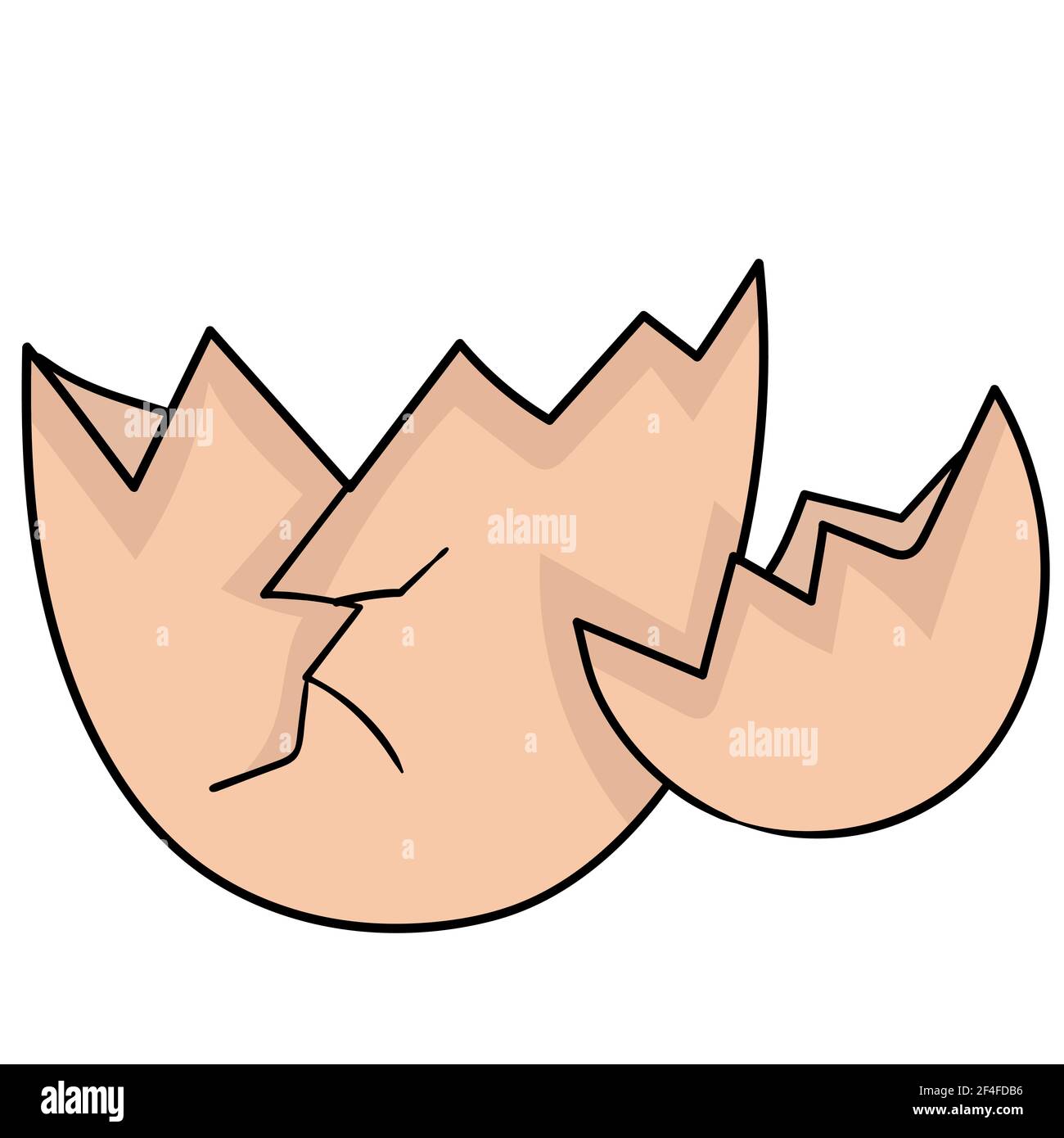 Egg shell shells Stock Vector Images - Alamy