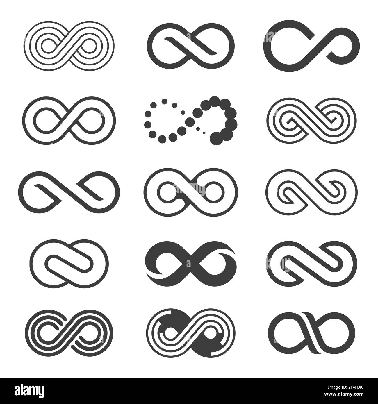 Set of infinity loop logo icon. Unlimited, endless symbol Stock Vector ... Set of infinity loop logo icon. Unlimited, endless symbol Stock Vector ...