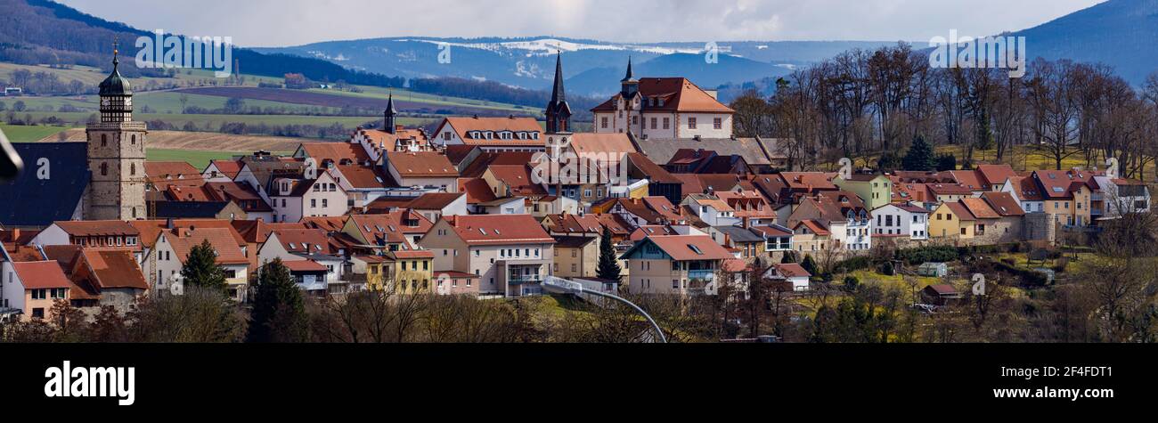 The city of Geisa in Thuringia Germany Stock Photo - Alamy