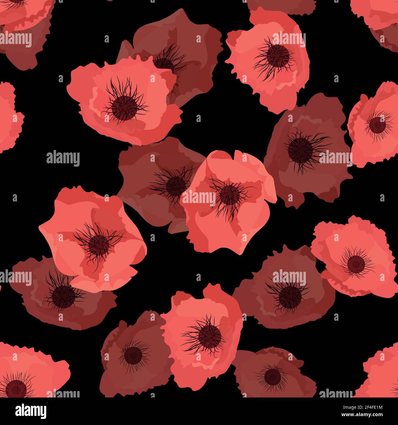 Poppy vector vectors hi-res stock photography and images - Alamy