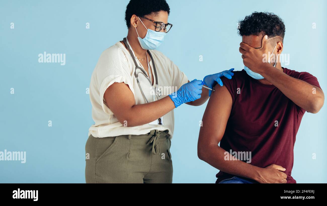 Covering arm hi-res stock photography and images - Alamy