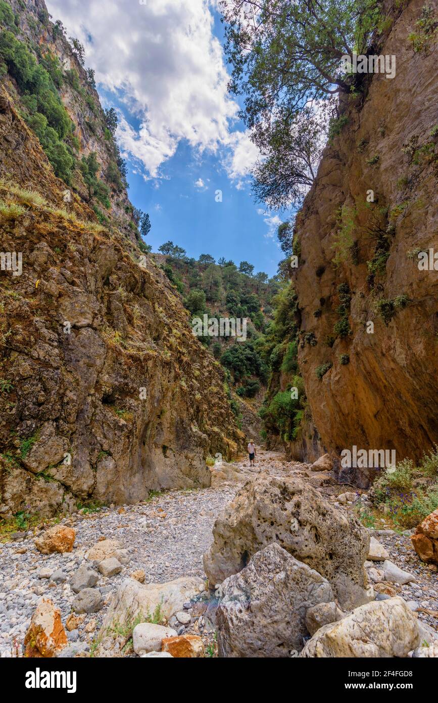 Aradena Gorge Gorge, Crete, Greece Stock Photo - Alamy