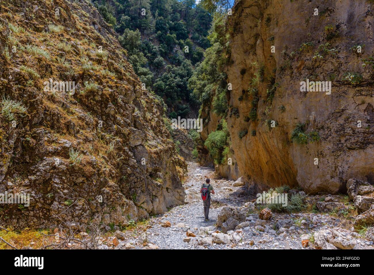 Aradena Gorge Gorge, Crete, Greece Stock Photo - Alamy