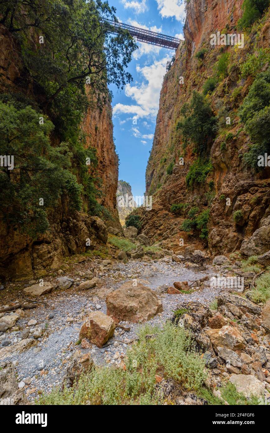 Aradena Gorge Gorge, Crete, Greece Stock Photo - Alamy